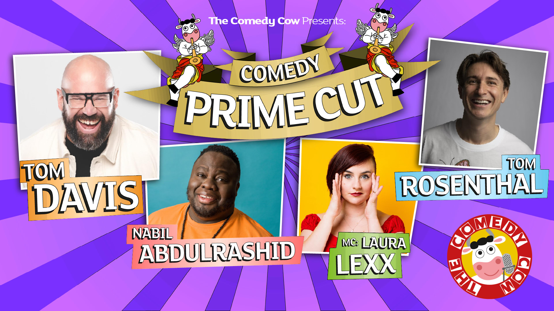 Comedy Cow Presents October’s Prime Cut Tickets | Milton Keynes Theatre in Milton Keynes | ATG ...